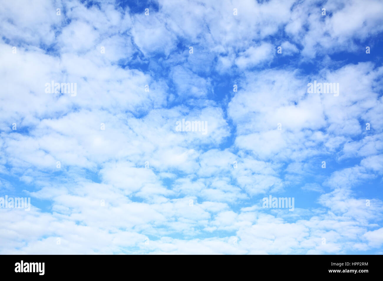 Blue sky with clouds close-up Stock Photo - Alamy