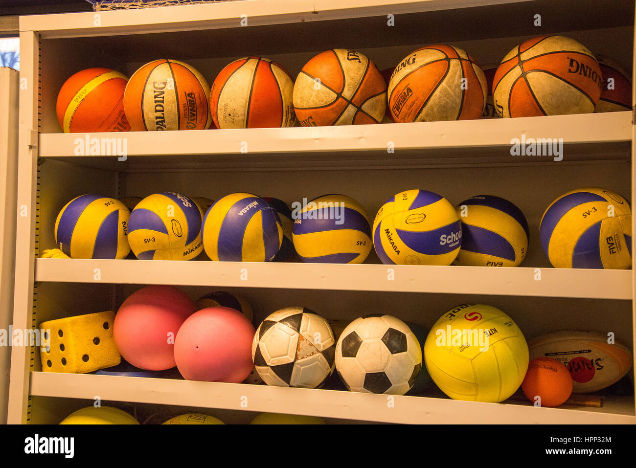set of different colourful balls Stock Photo - Alamy