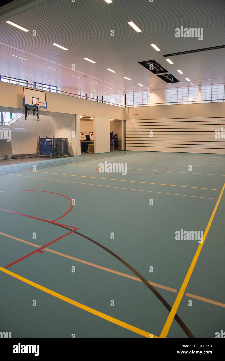 empty gym at school Stock Photo - Alamy