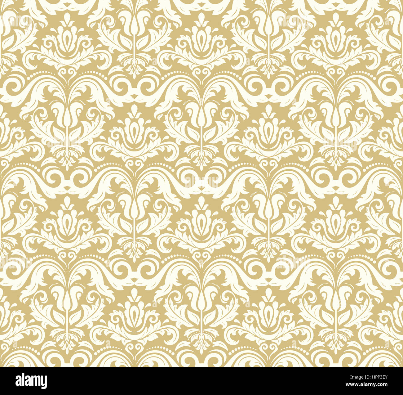 Seamless Damask Pattern Stock Photo - Alamy