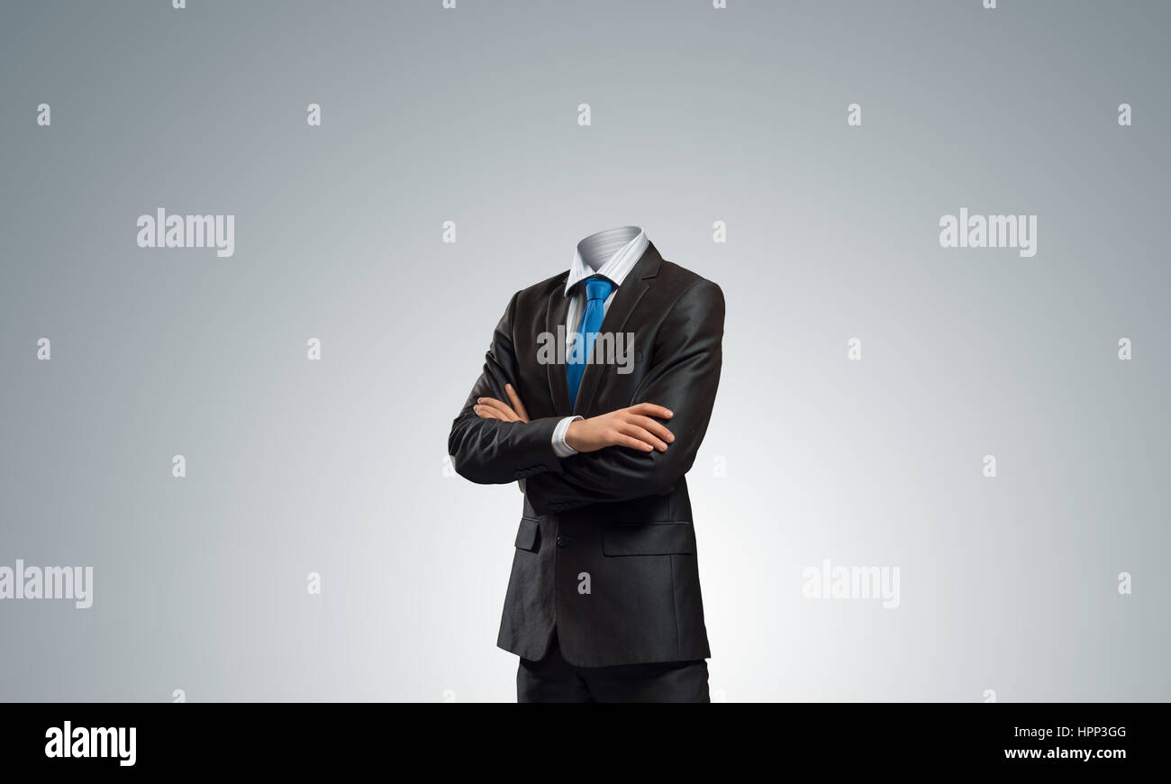 Businessman without head hi-res stock photography and images - Alamy