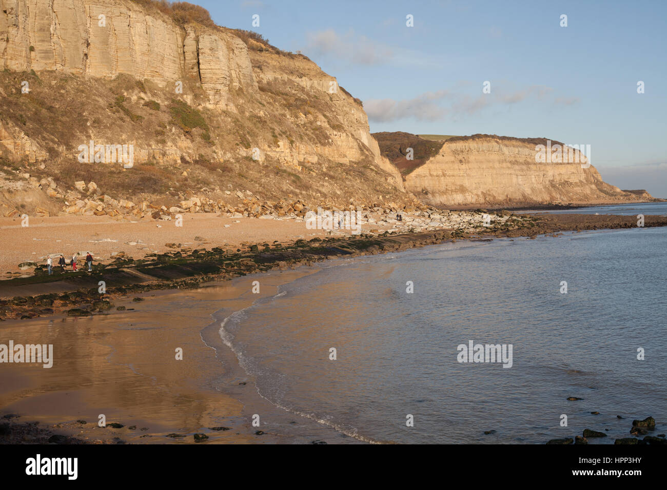 Rock-A-Nore cliffs made of soft clays and sands were formed during the ...