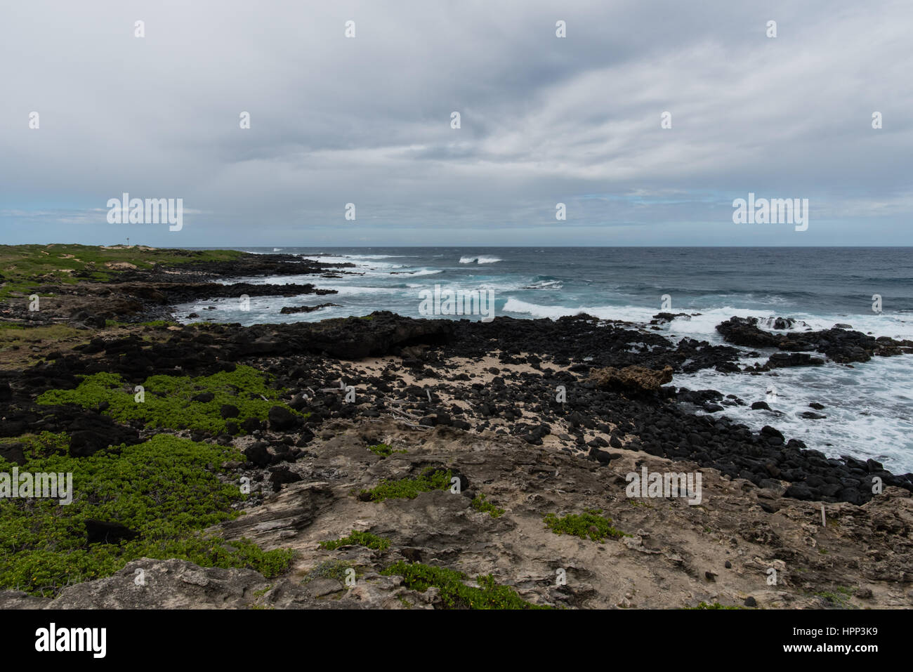 Kaena Point trail, Oahu, Hawaii Stock Photo - Alamy