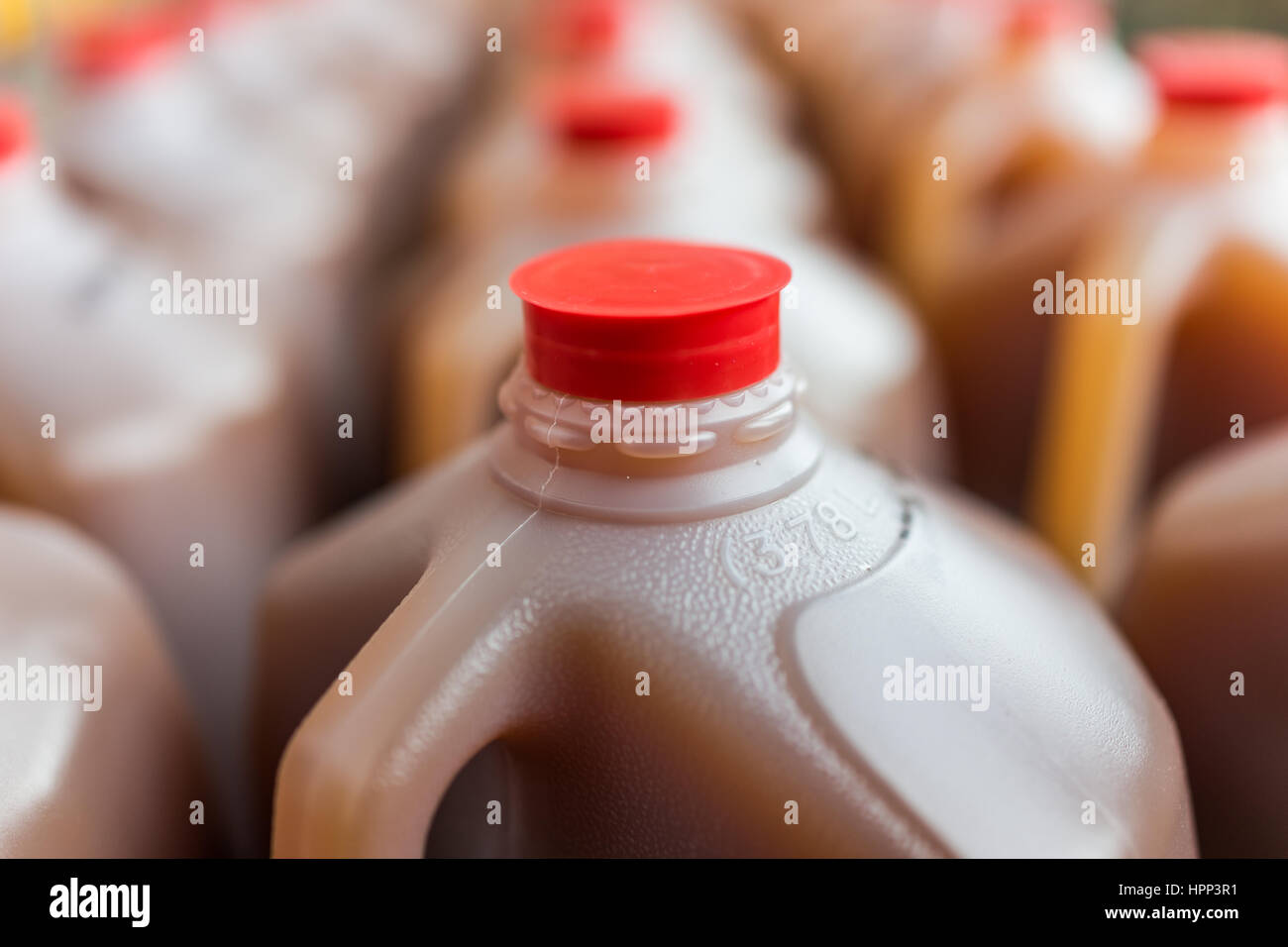 Plastic gallon apple cider hi-res stock photography and images - Alamy