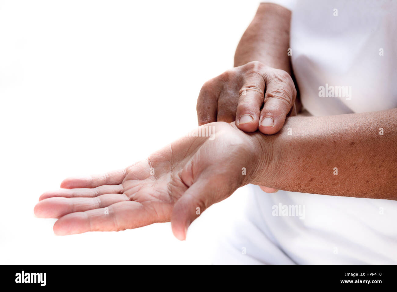 Checking heart beatings Stock Photo - Alamy