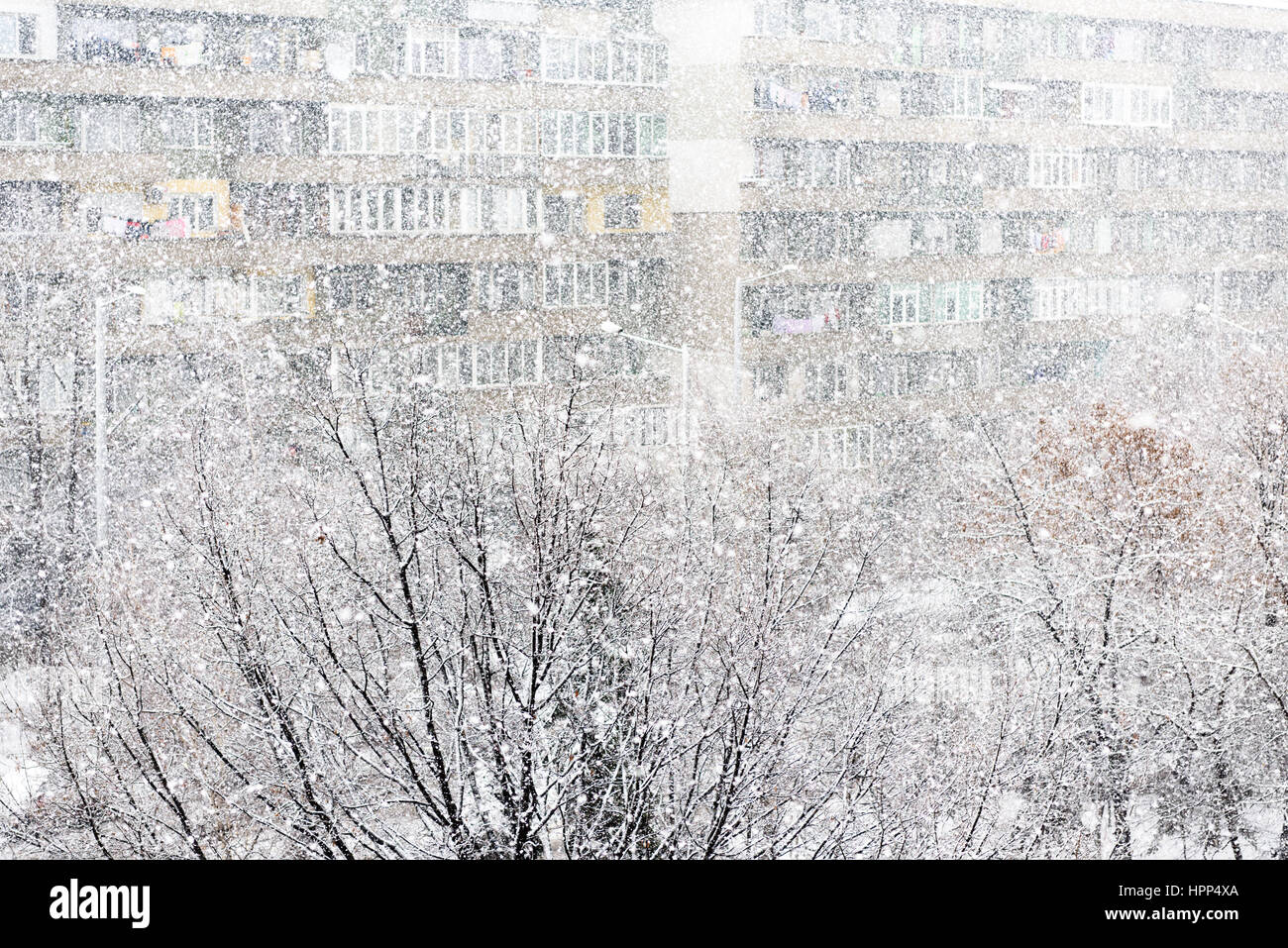 Snowing heavy hi-res stock photography and images - Alamy