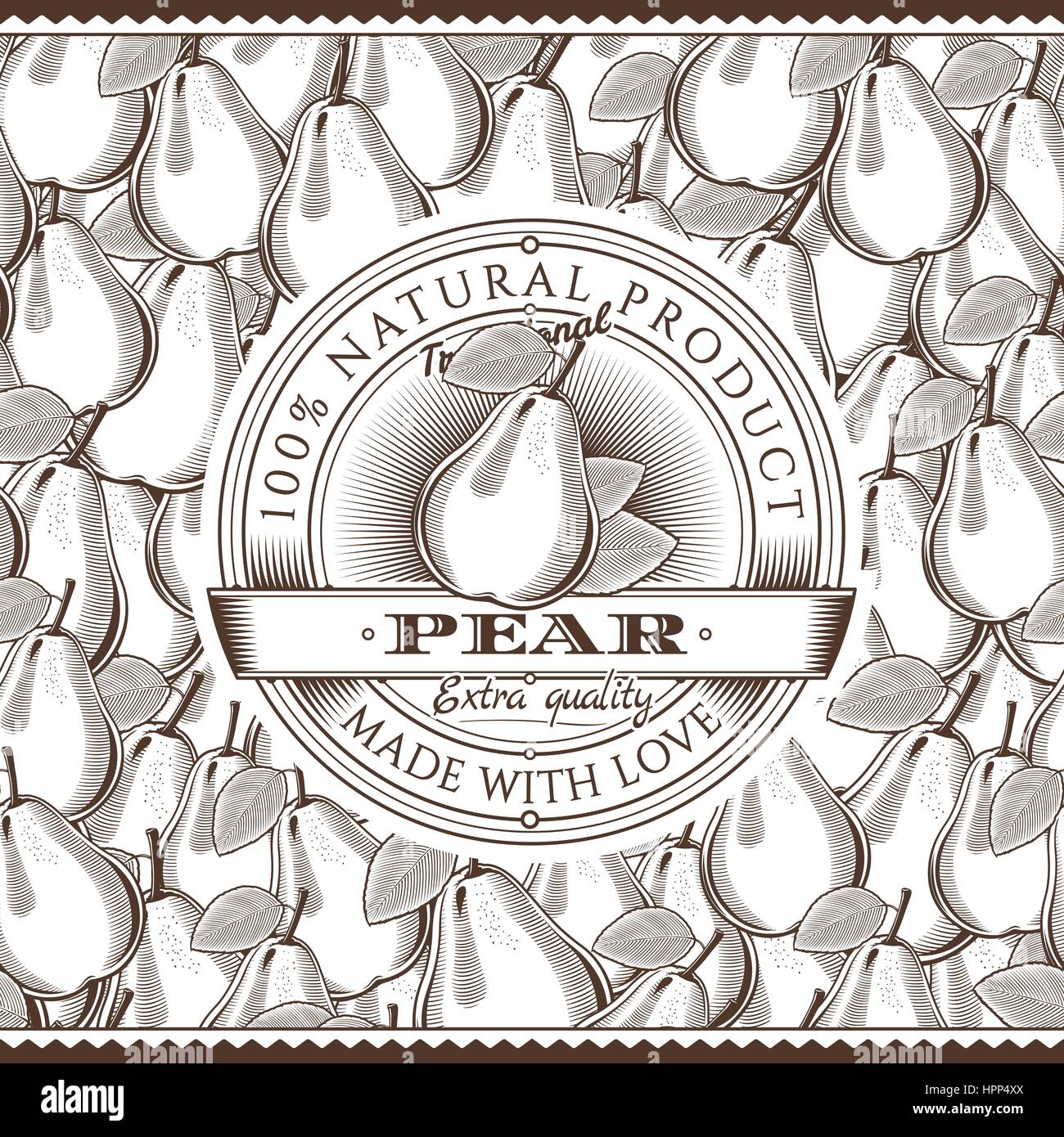 Pear compote Stock Vector Images - Alamy