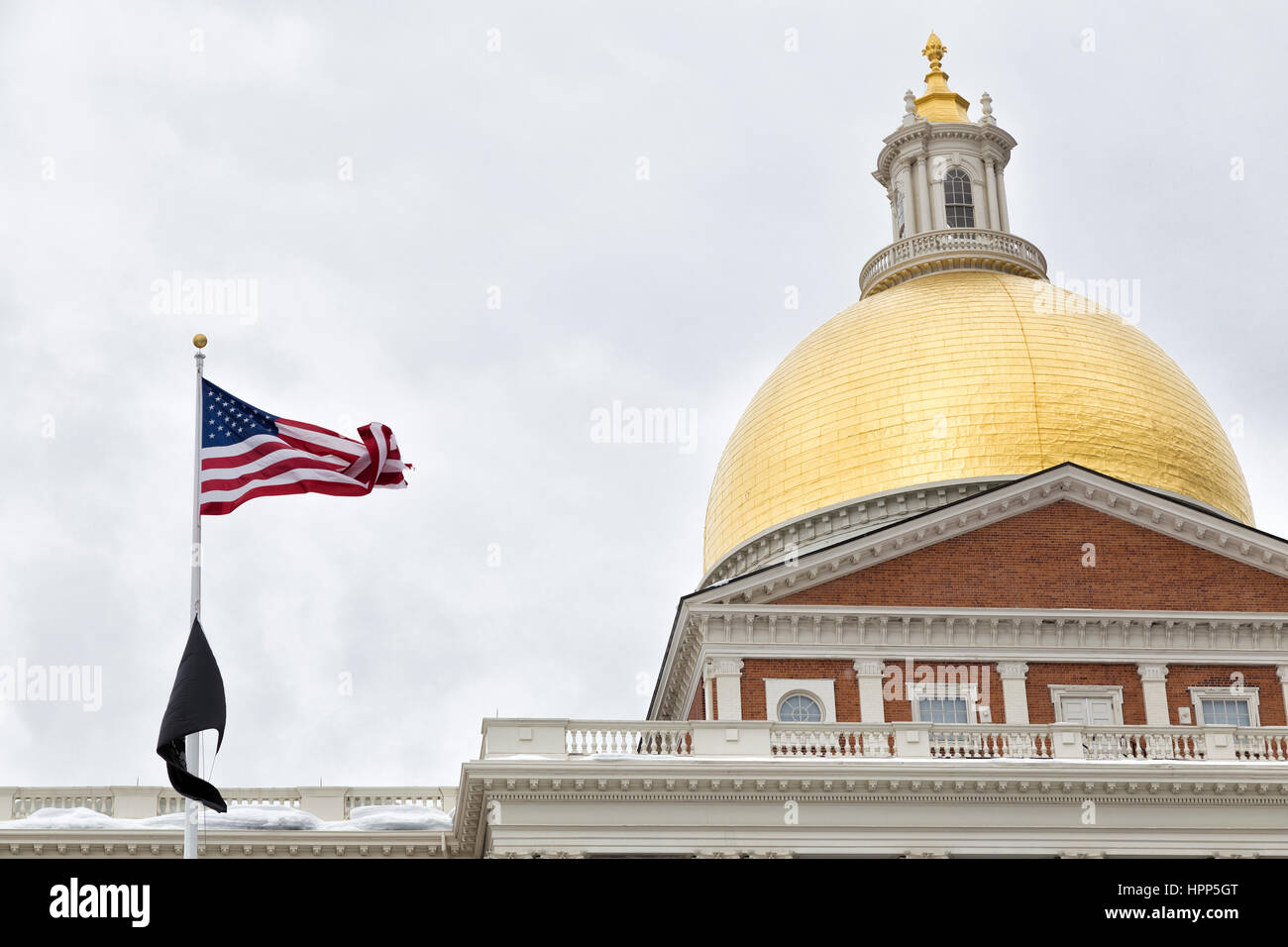 Massachusetts State House Dome Stock Photo - Alamy