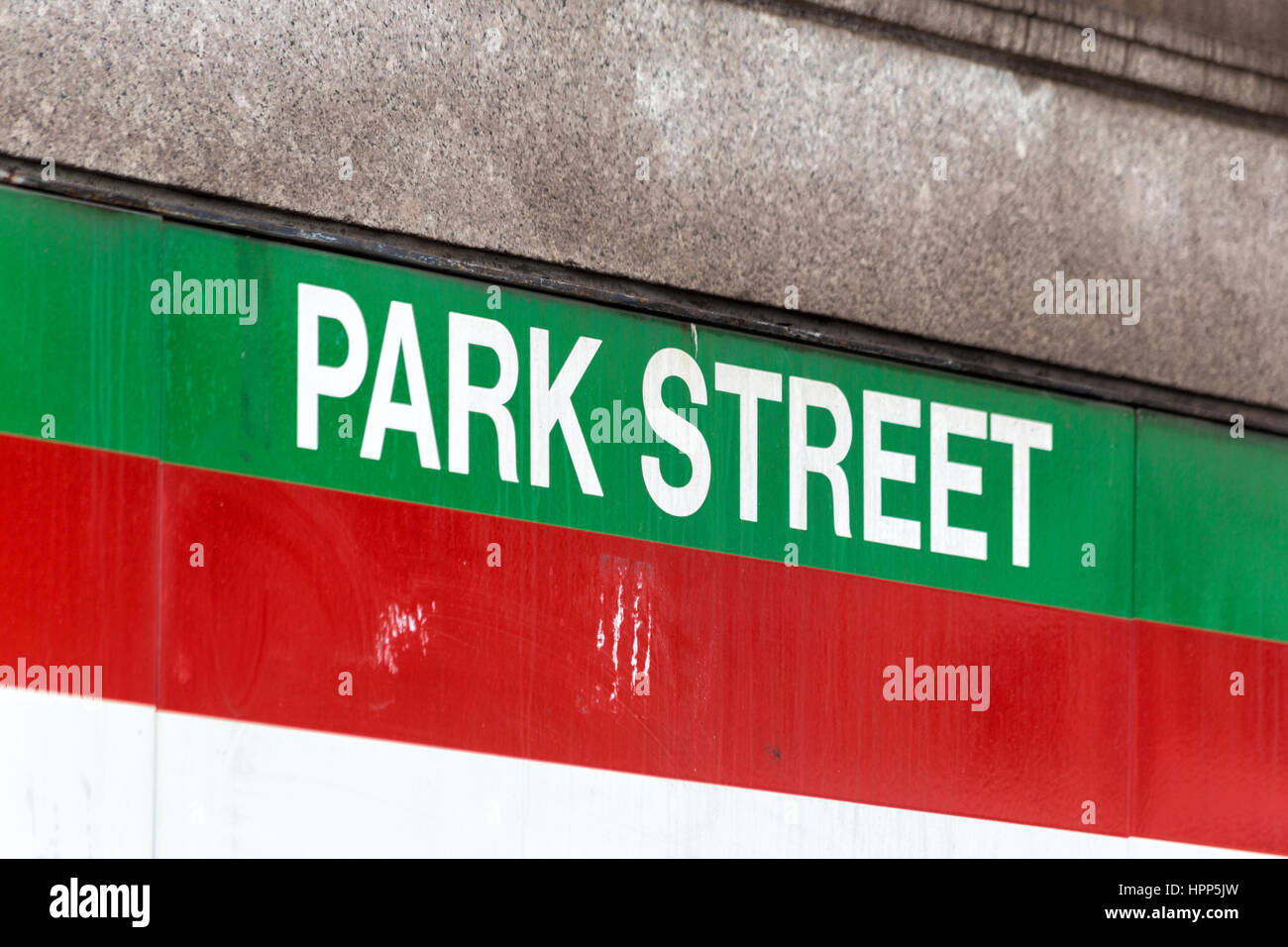 Boston's Streets Signs Stock Photo - Alamy