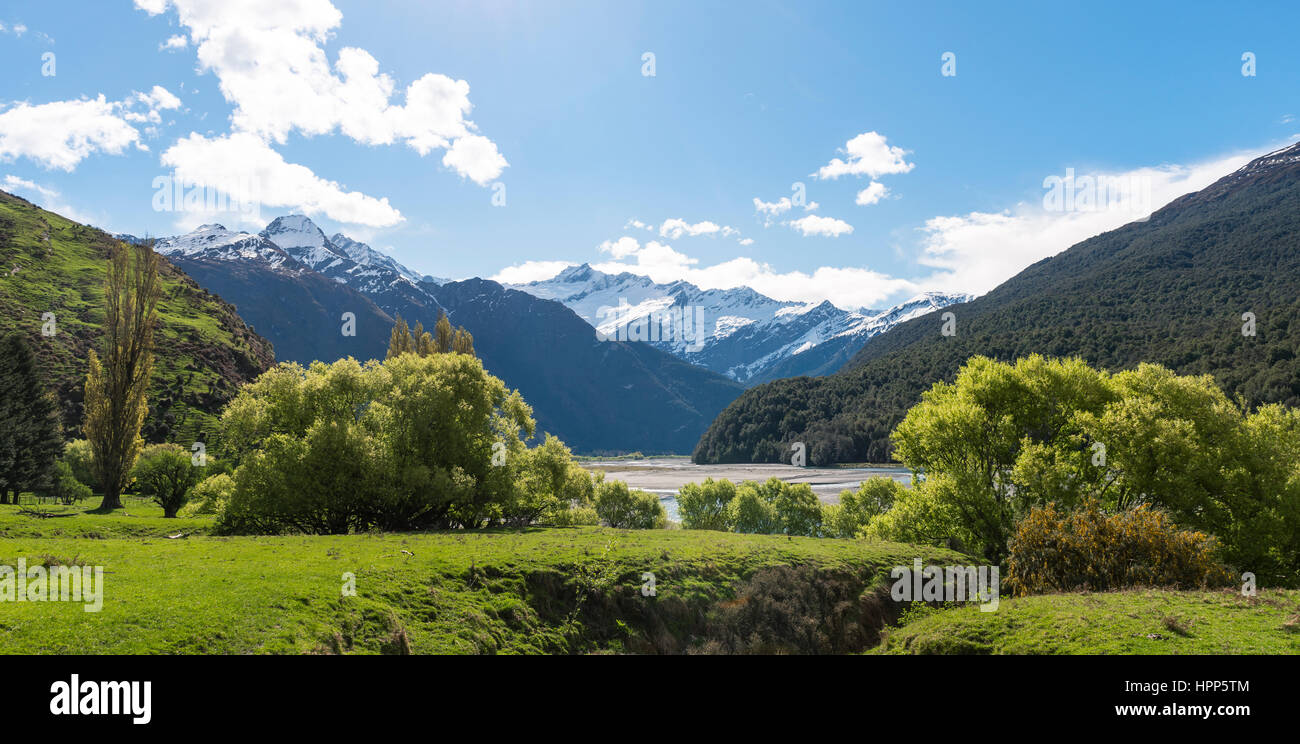 Matukituki valley new zealand hi-res stock photography and images - Alamy
