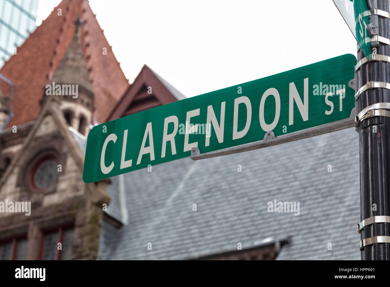 Boston's Streets Signs Stock Photo - Alamy