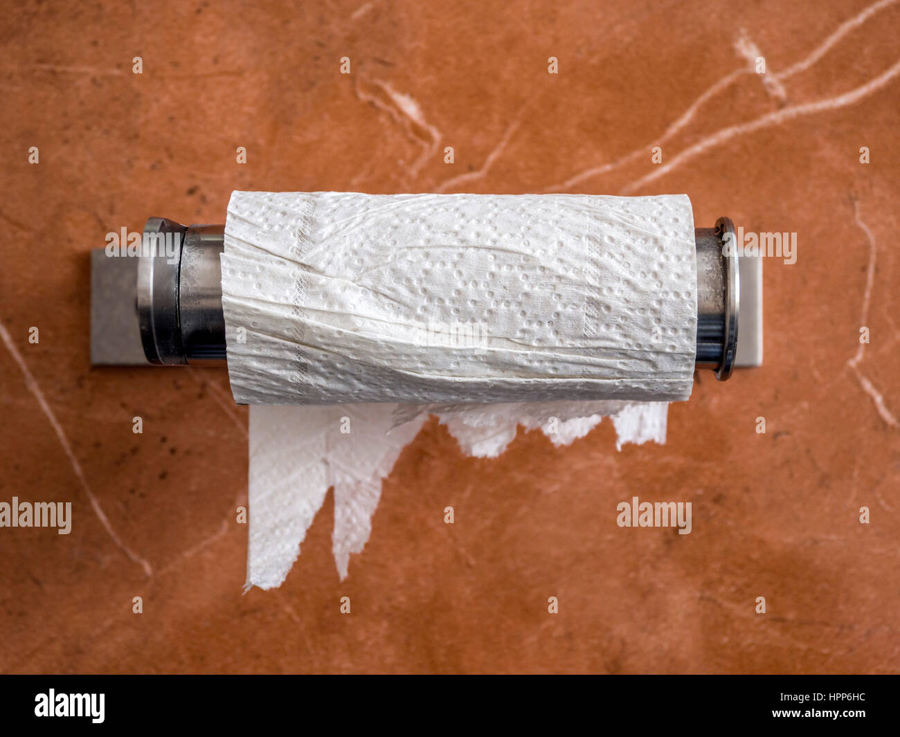 Empty toilet paper roll Stock Photo - Alamy