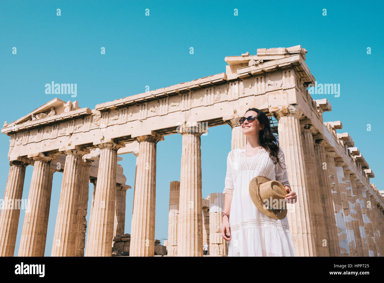 Ancient greece woman dress hi-res stock photography and images - Alamy