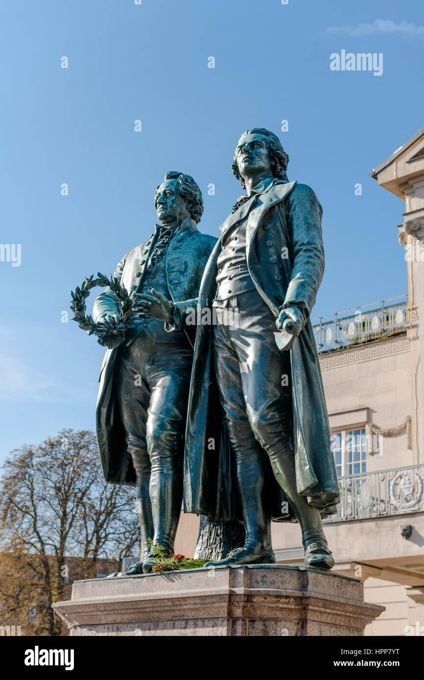 Germany, Thuringia, Weimar, German National Theatre, Goethe-Schiller ...