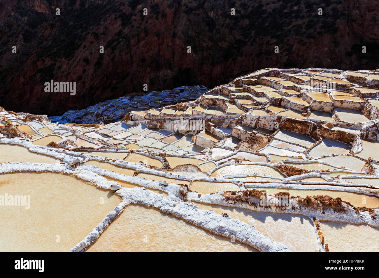 Peru, Andes, Maras, salt ponds Stock Photo - Alamy