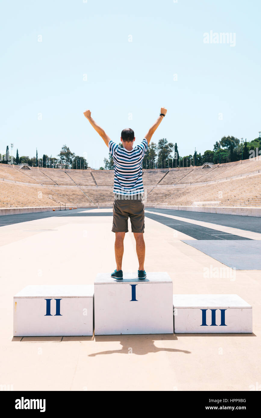 Olympics podium hi-res stock photography and images - Alamy
