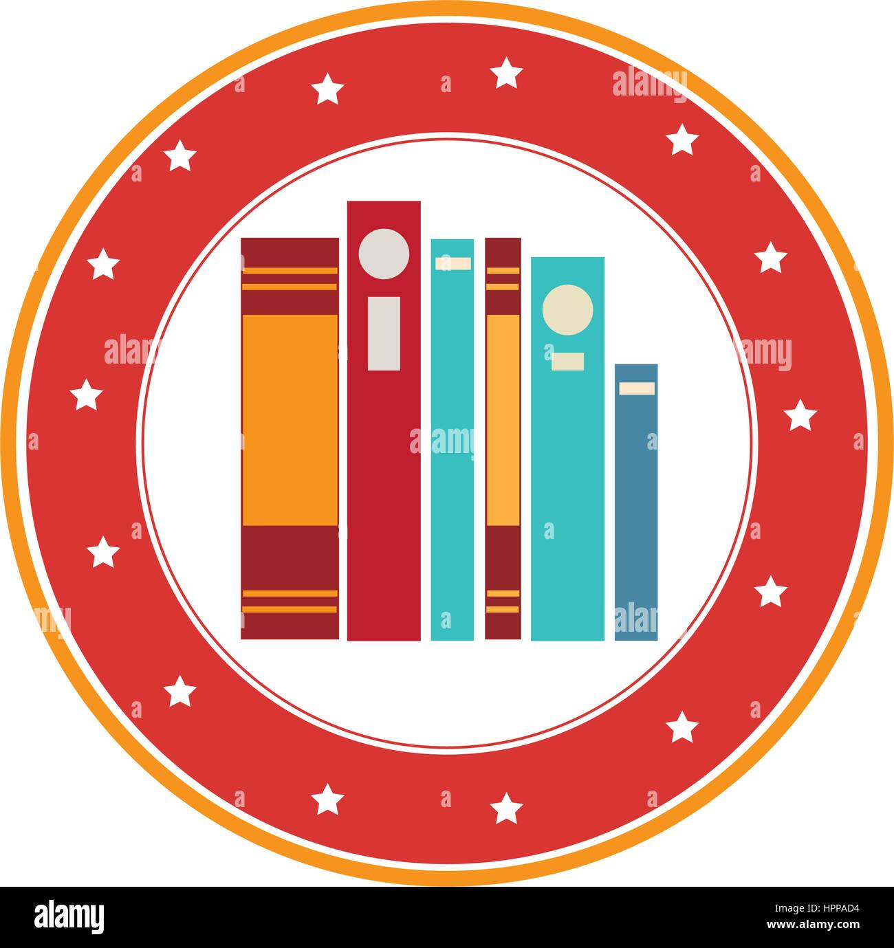 textbook library isolated icon Stock Vector Image & Art - Alamy