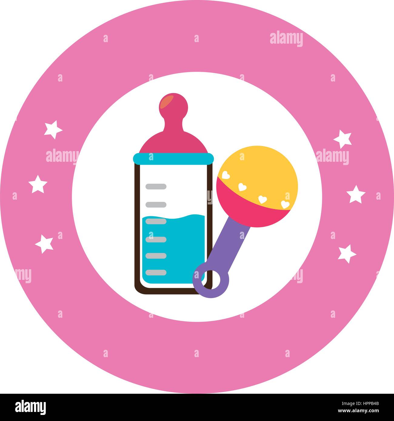 cute baby toys icon Stock Vector Image & Art - Alamy