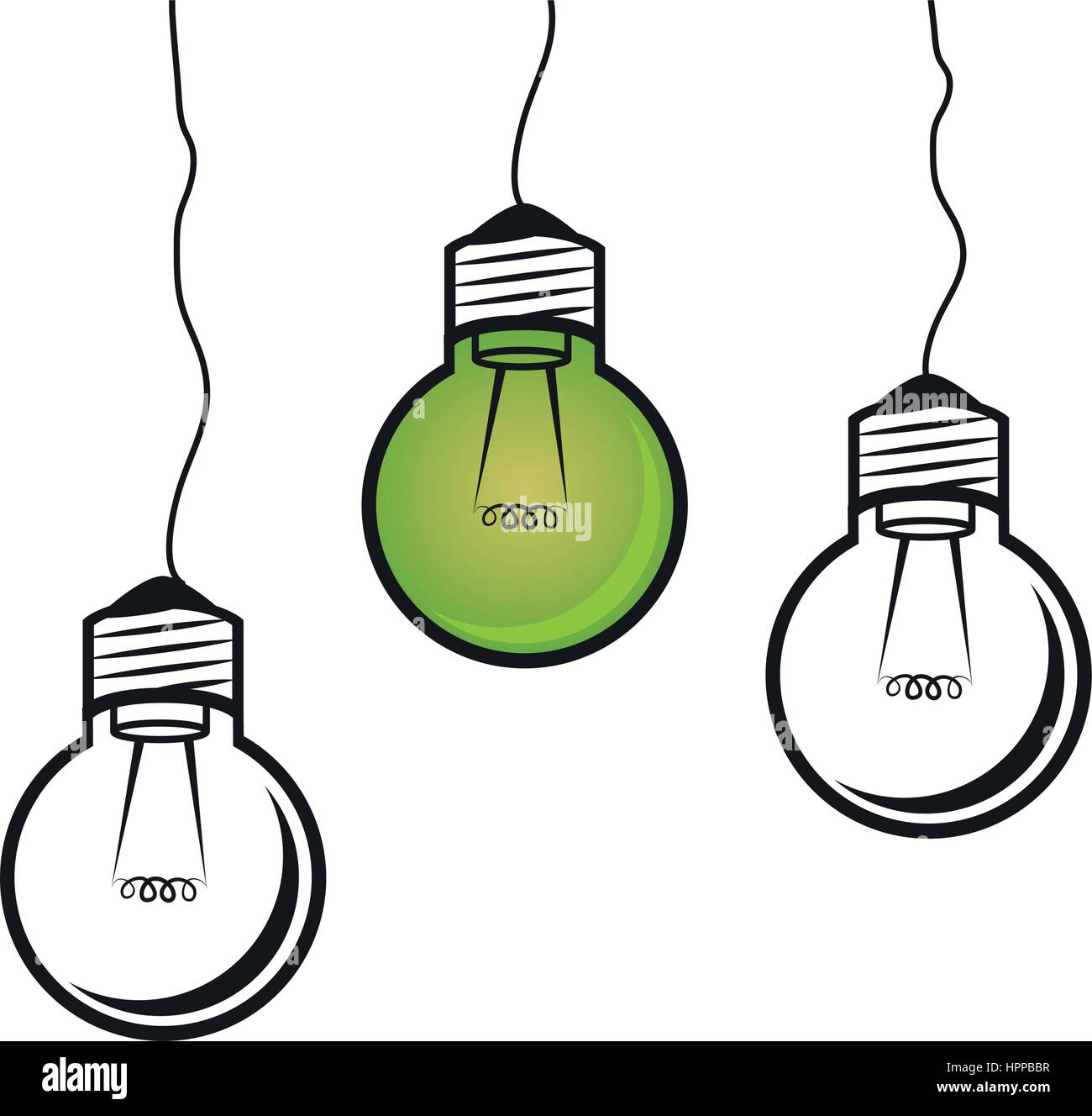bulb light education icon Stock Vector Image & Art - Alamy