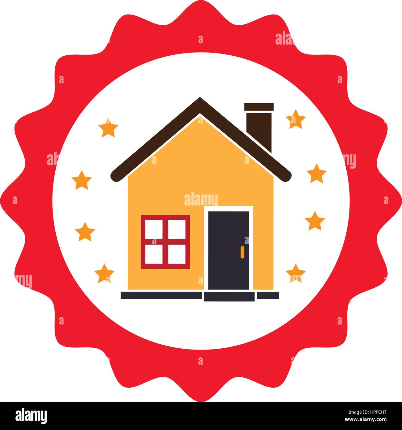 real estate house icon Stock Vector Image & Art - Alamy