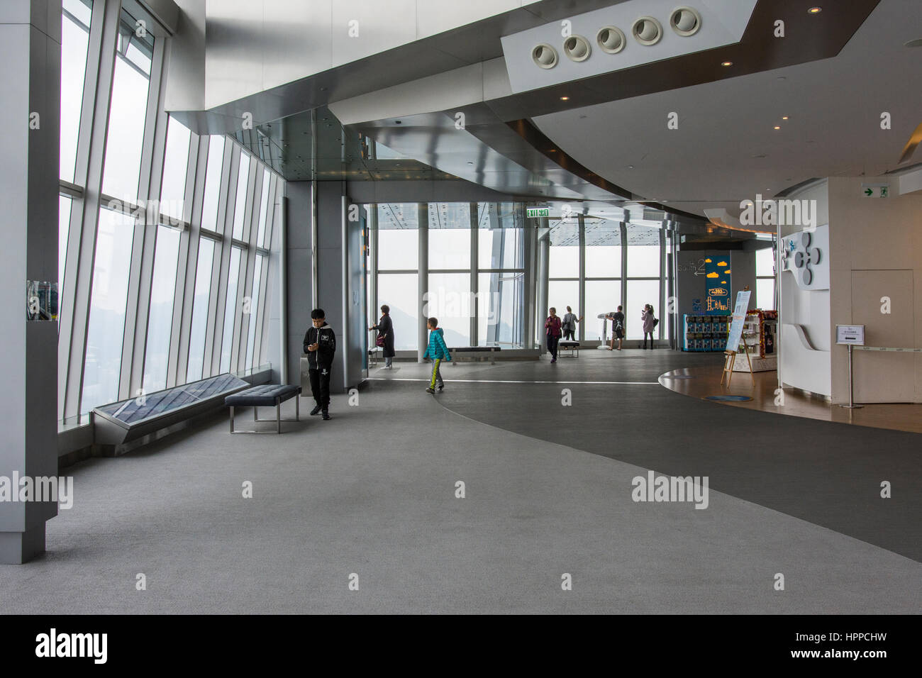 visitors can admire the view from the 100th floor of the International ...