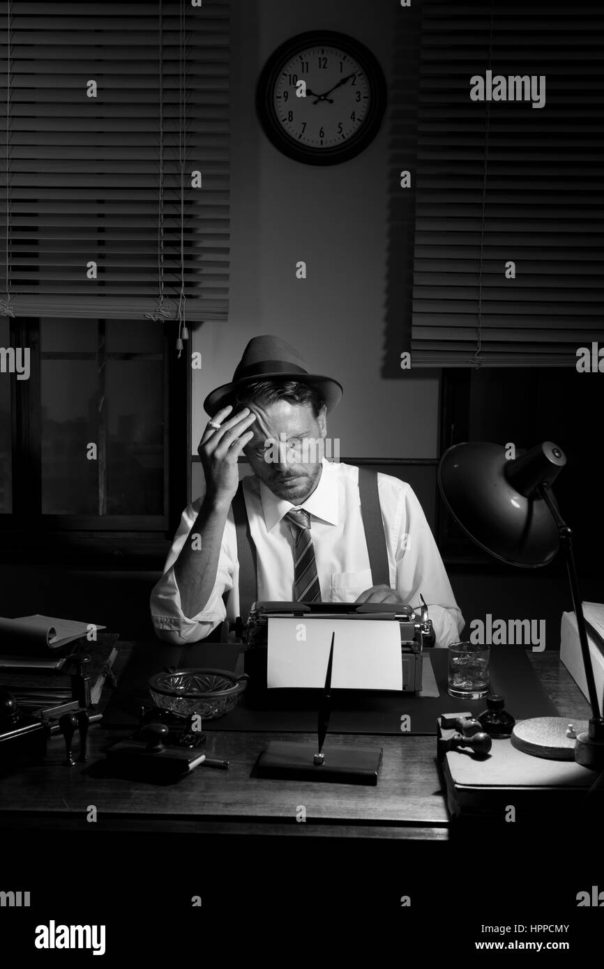 Vintage typewriter whisky High Resolution Stock Photography and Images ...