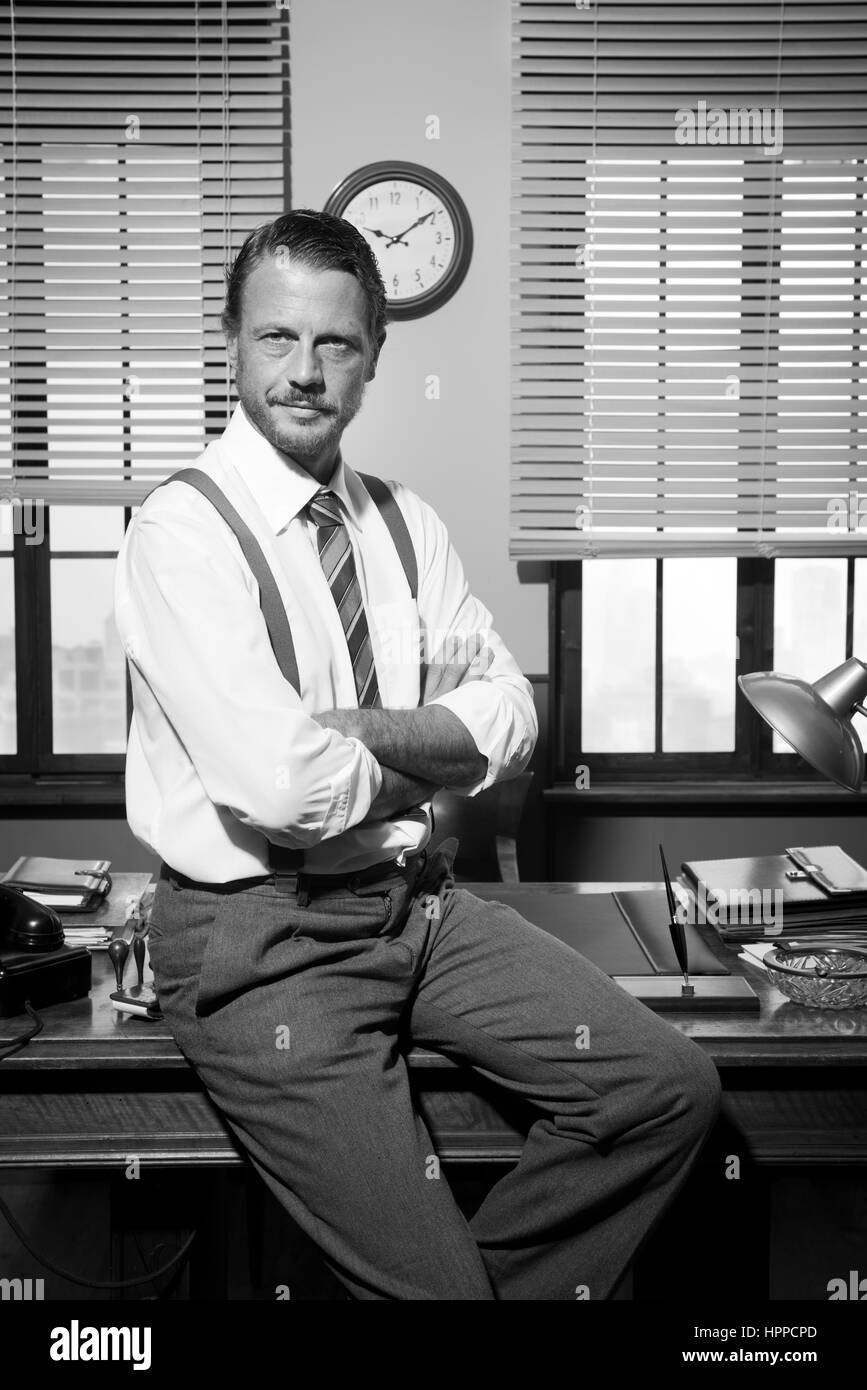 Desk determination Black and White Stock Photos & Images - Alamy