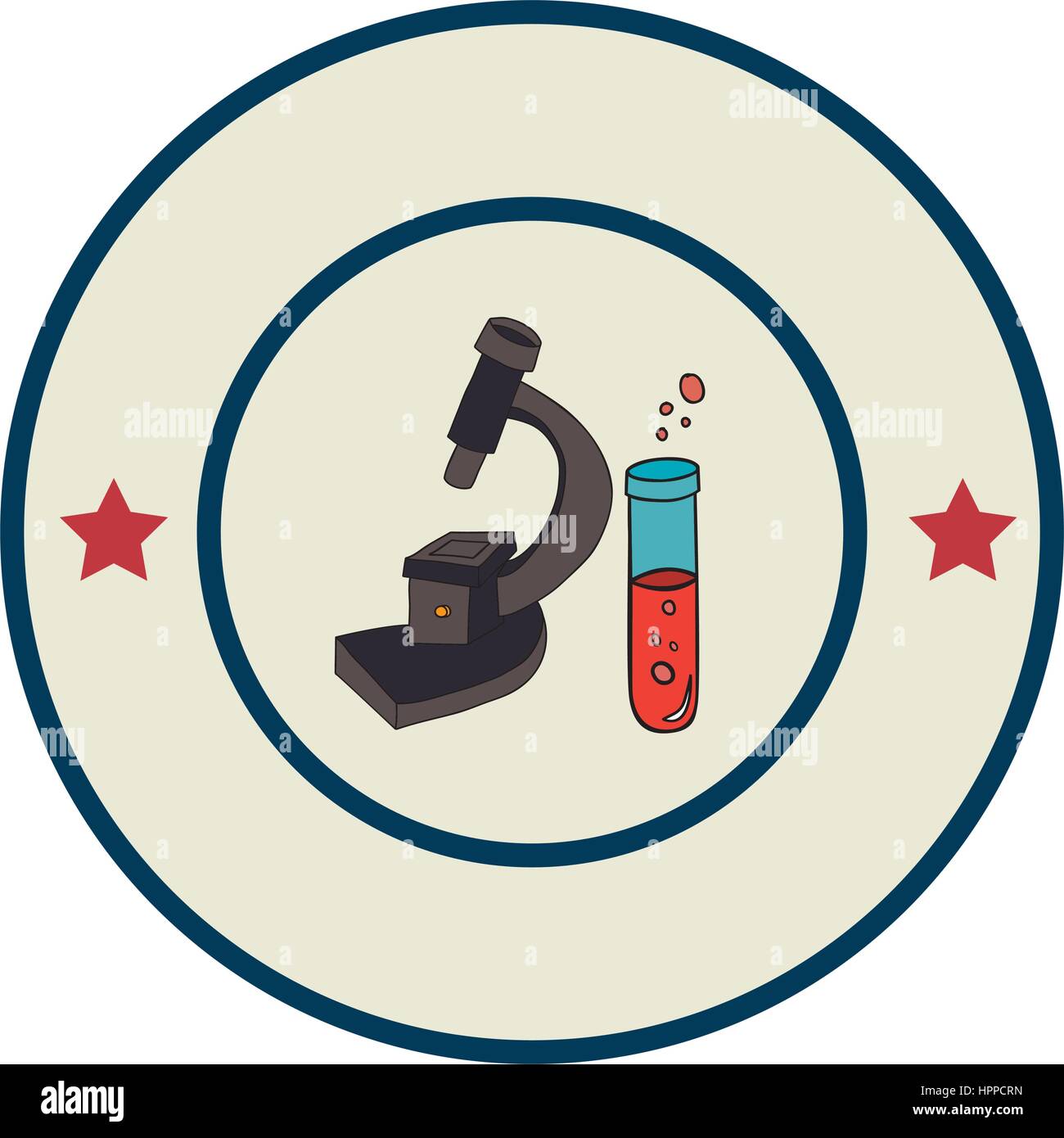 microscope device isolated icon Stock Vector Image & Art - Alamy
