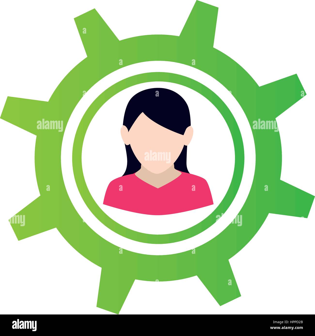 Businesswoman Character Avatar Icon Stock Vector Image And Art Alamy