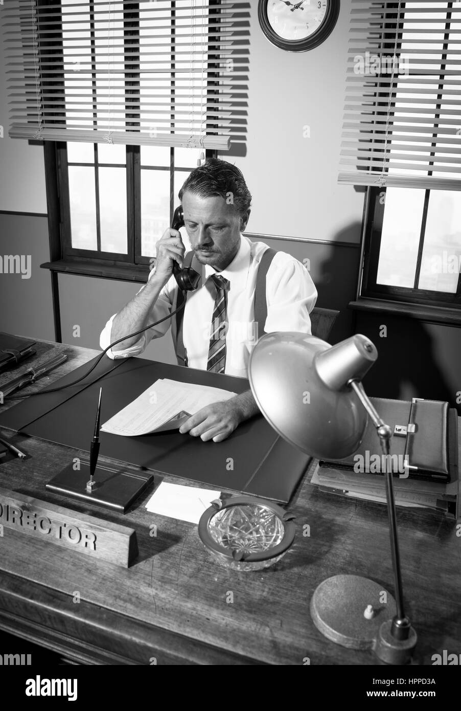 Ceo boss director working Black and White Stock Photos & Images - Alamy