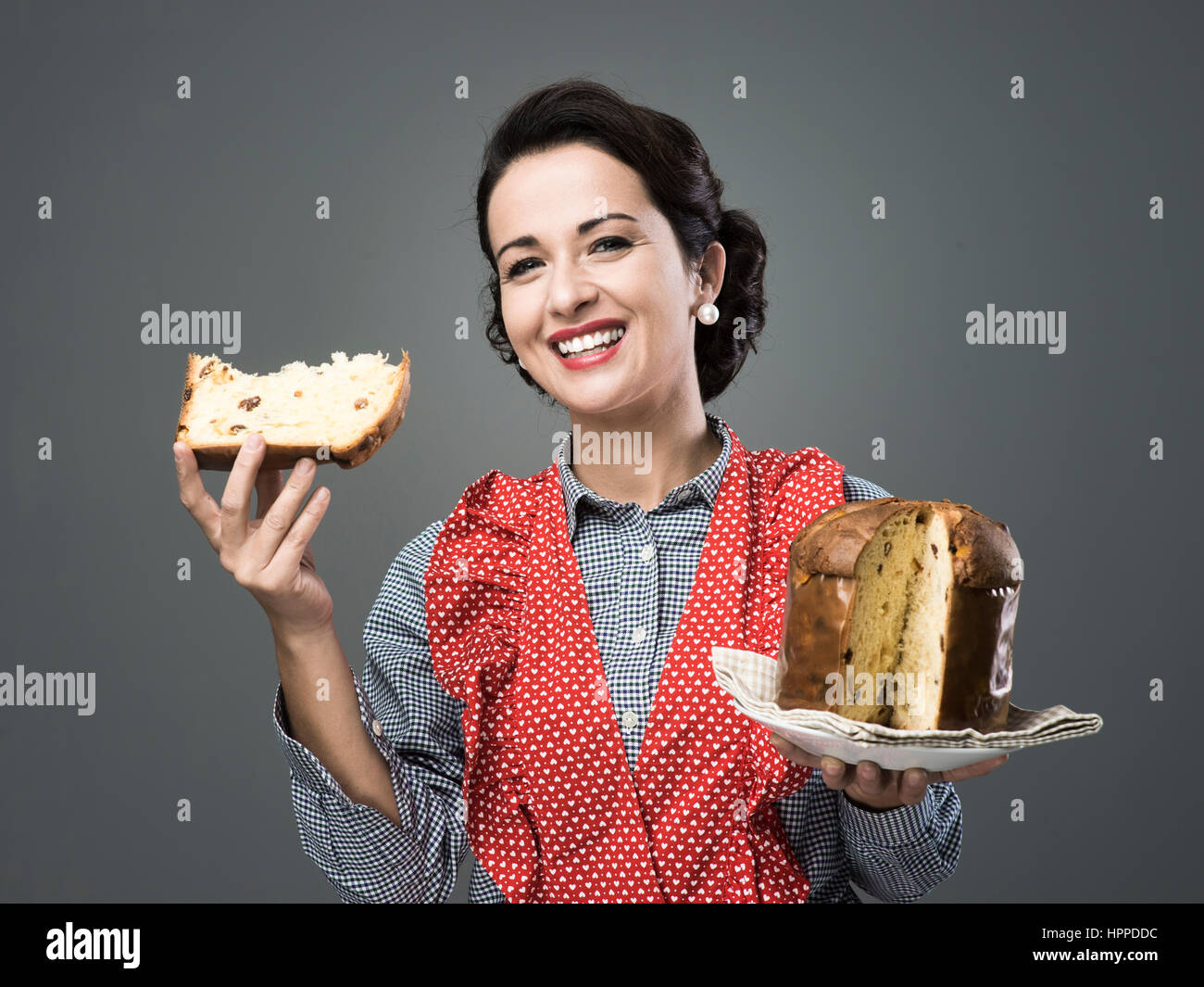 Woman vintage 1960's eating hi-res stock photography and images - Alamy
