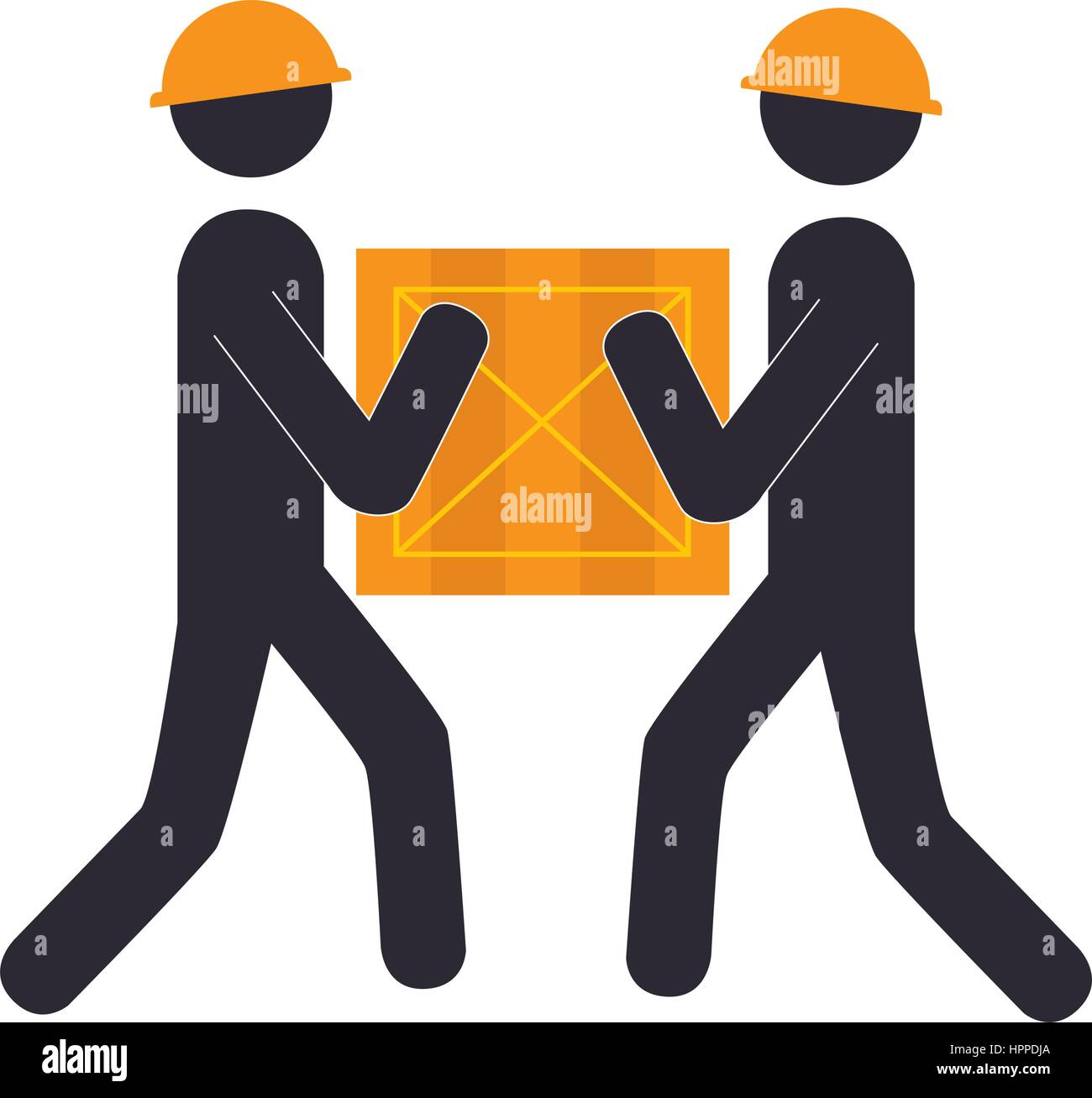 delivery worker service icon Stock Vector Image & Art - Alamy