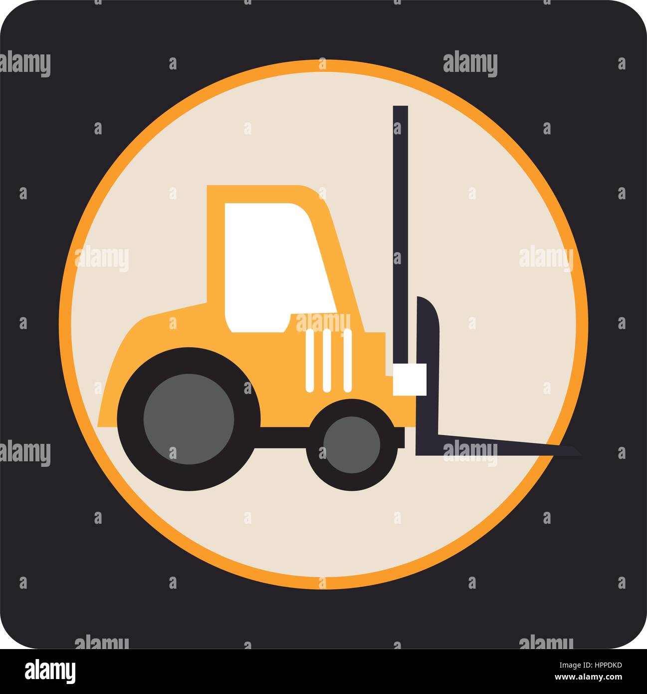 forklift vehicle isolated icon Stock Vector Image & Art - Alamy