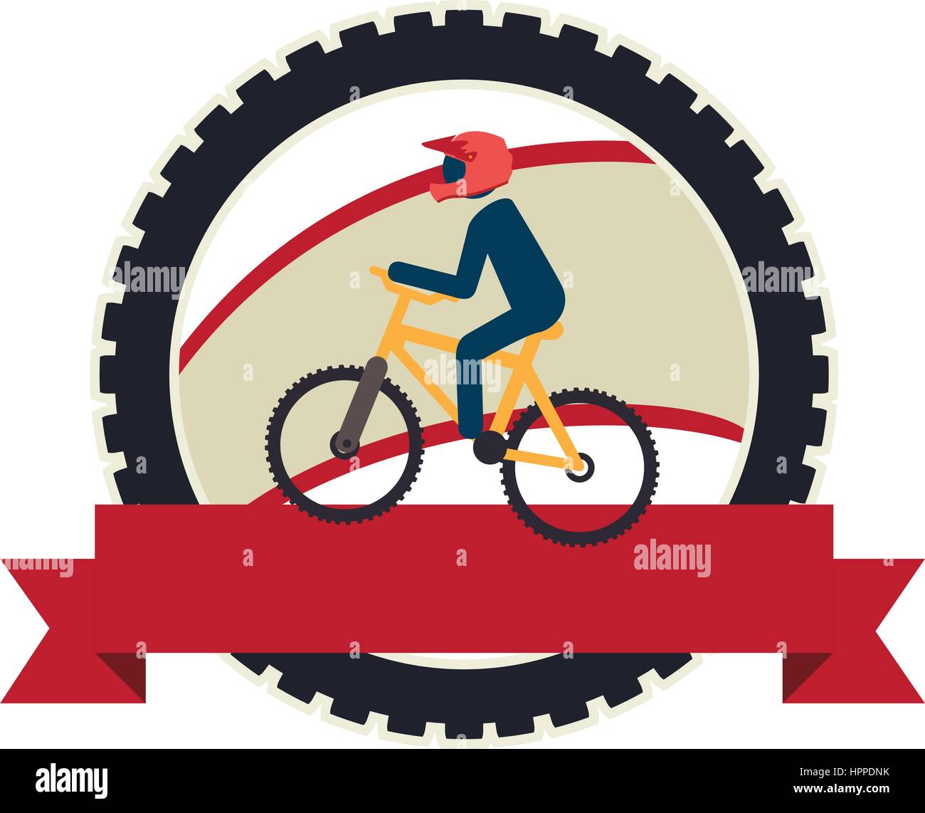 bicycle sport emblem icon Stock Vector Image & Art - Alamy