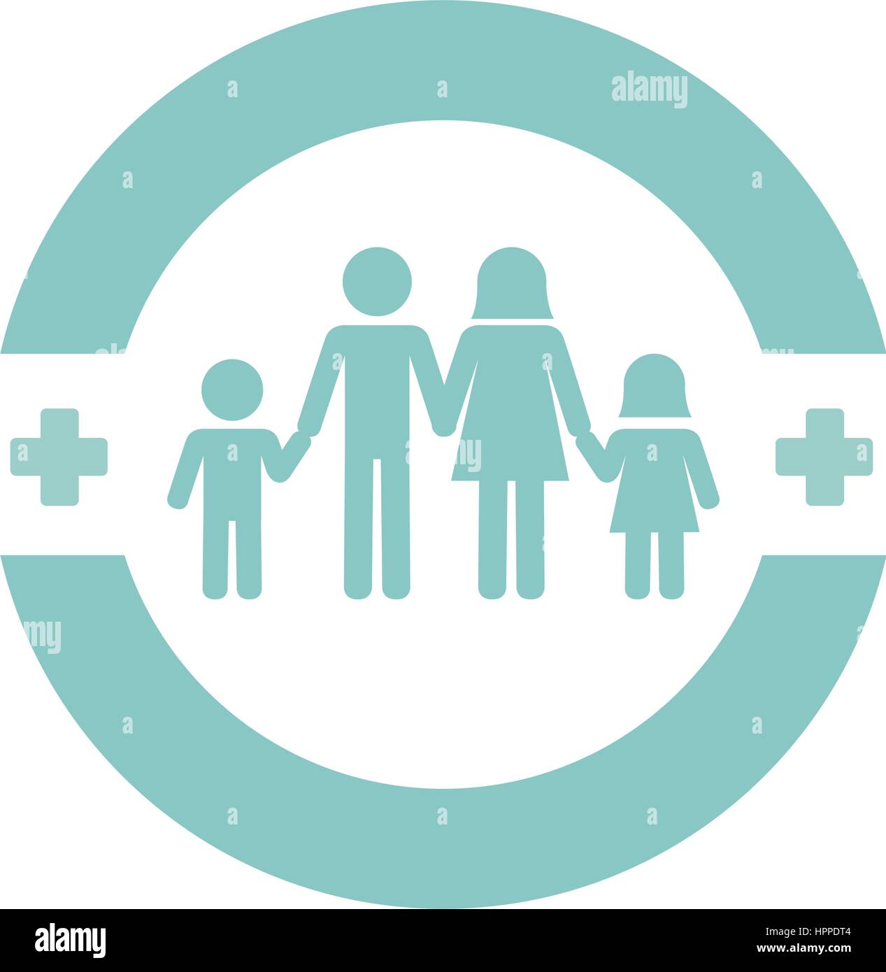 family health care icon Stock Vector Image & Art - Alamy