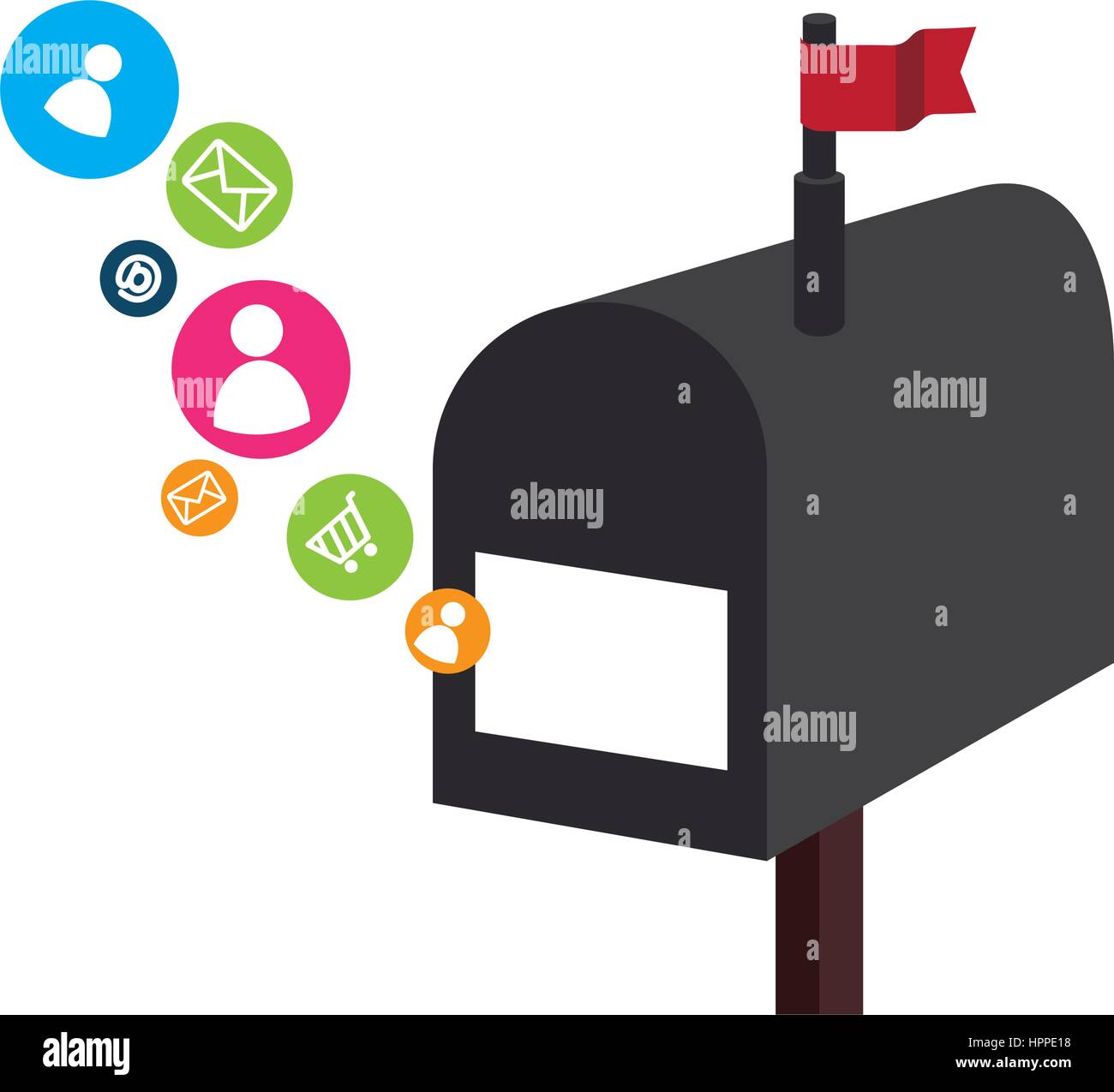Community mailbox Stock Vector Images - Alamy
