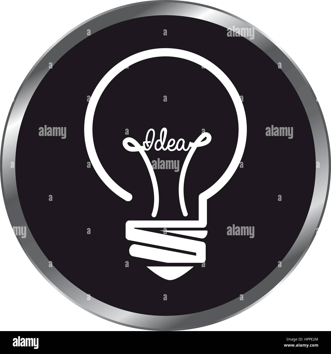 bulb light education icon Stock Vector Image & Art - Alamy