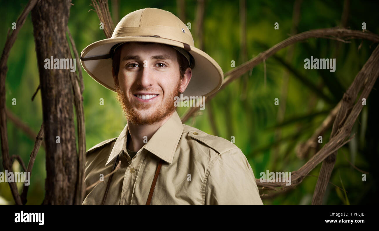 Jungle Explorer Man Men's Travel, Outdoor & Safari Clothing | Safari