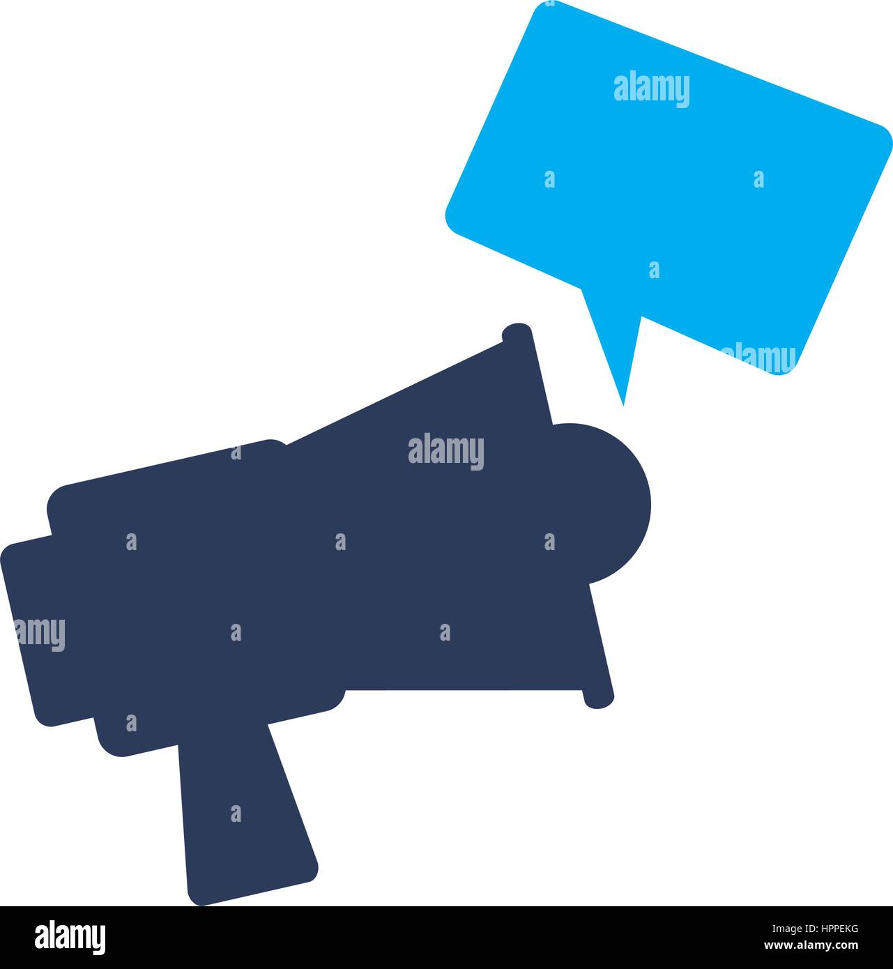 megaphone with message icon Stock Vector Image & Art - Alamy