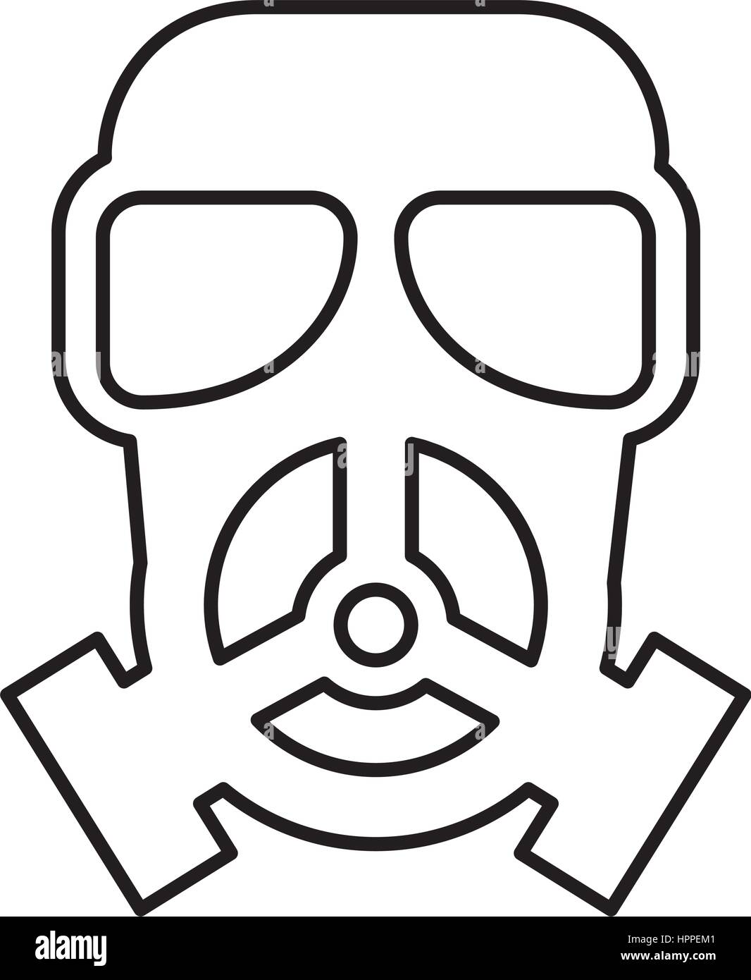 Nuclear Mask Isolated Icon High Resolution Stock Photography and Images ...