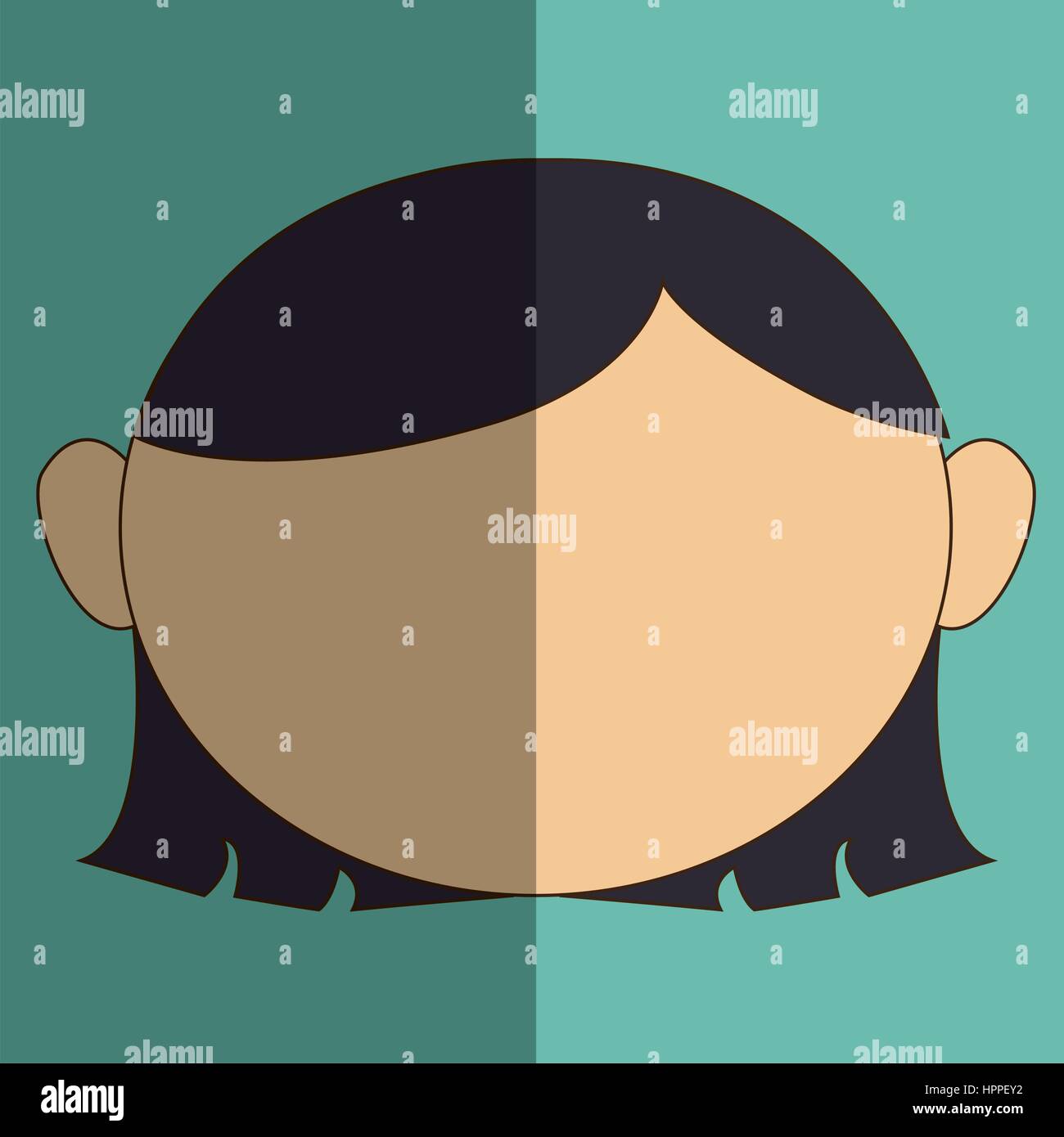woman asian face icon Stock Vector Image & Art - Alamy