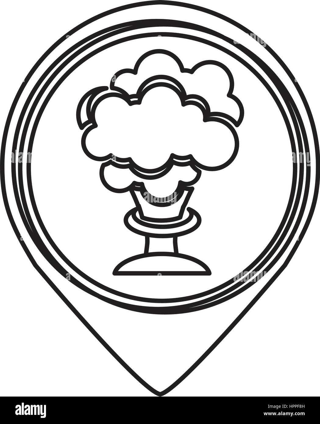explosion chemical isolated icon Stock Vector Image & Art - Alamy