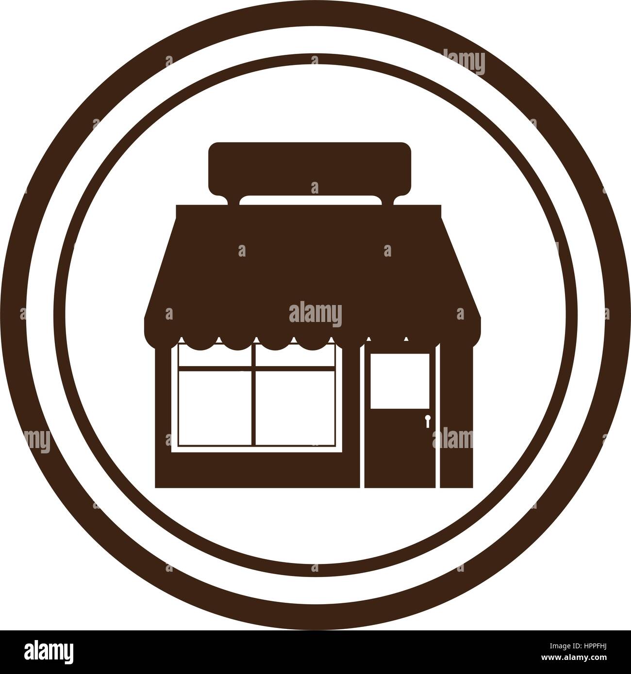 Stores exterior Stock Vector Images - Alamy
