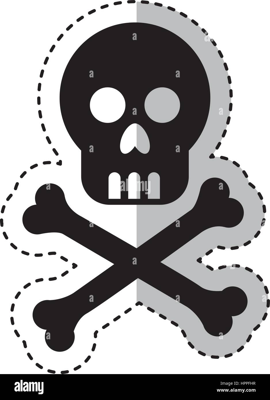 skull danger isolated icon Stock Vector Image & Art - Alamy