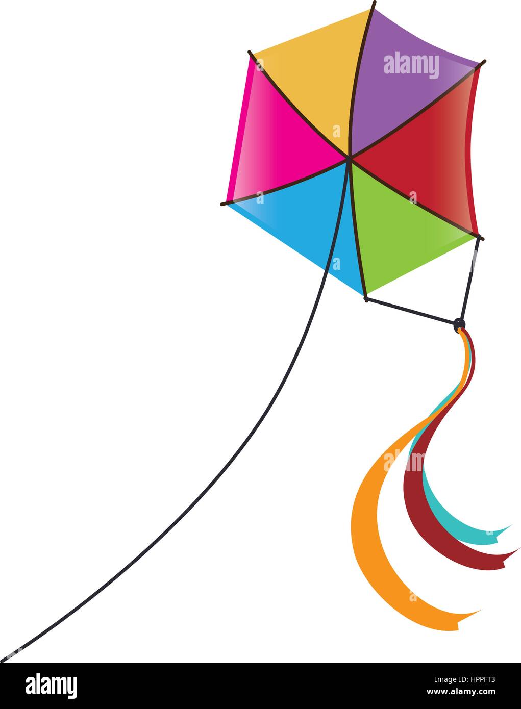 cute kite flying icon Stock Vector Image & Art - Alamy
