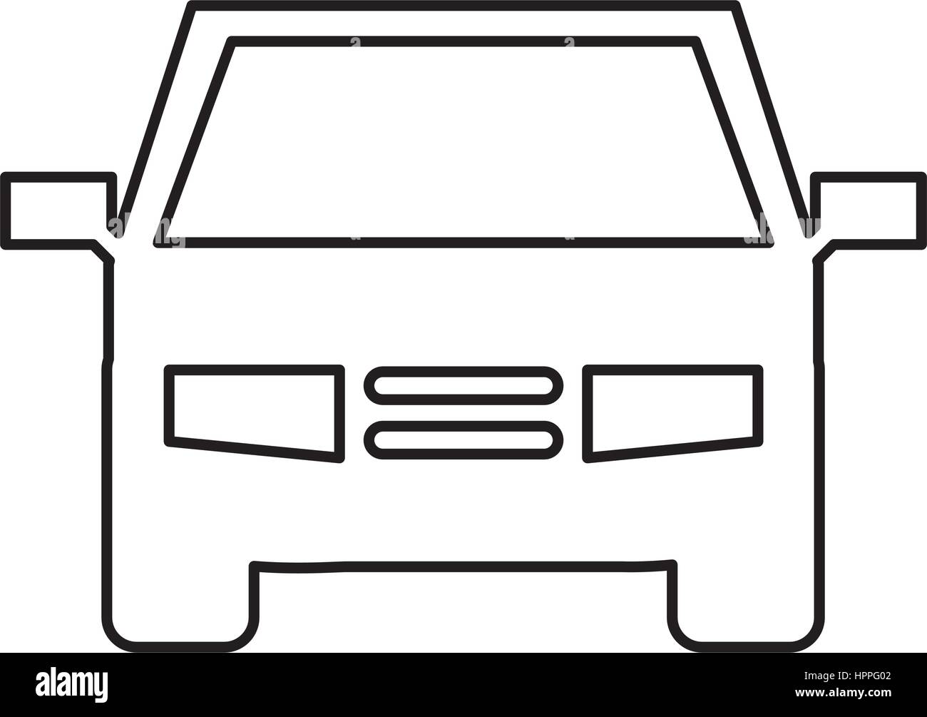 Vehicles Outline High Resolution Stock Photography and Images - Alamy