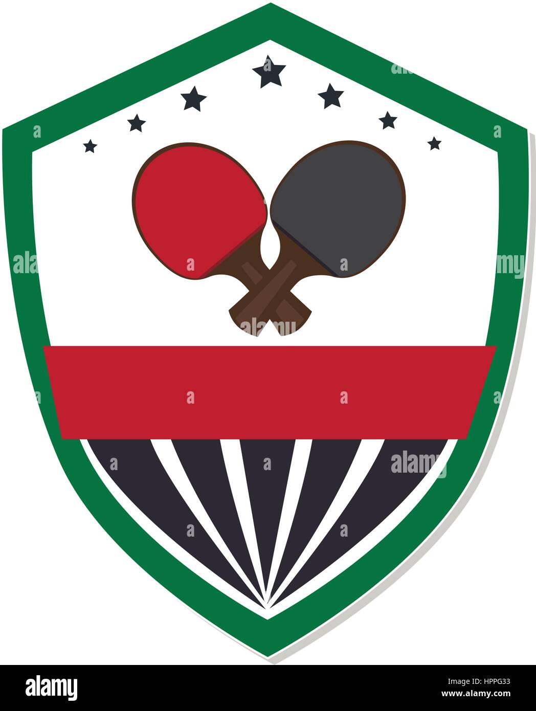 ping pong sport emblem Stock Vector Image & Art - Alamy