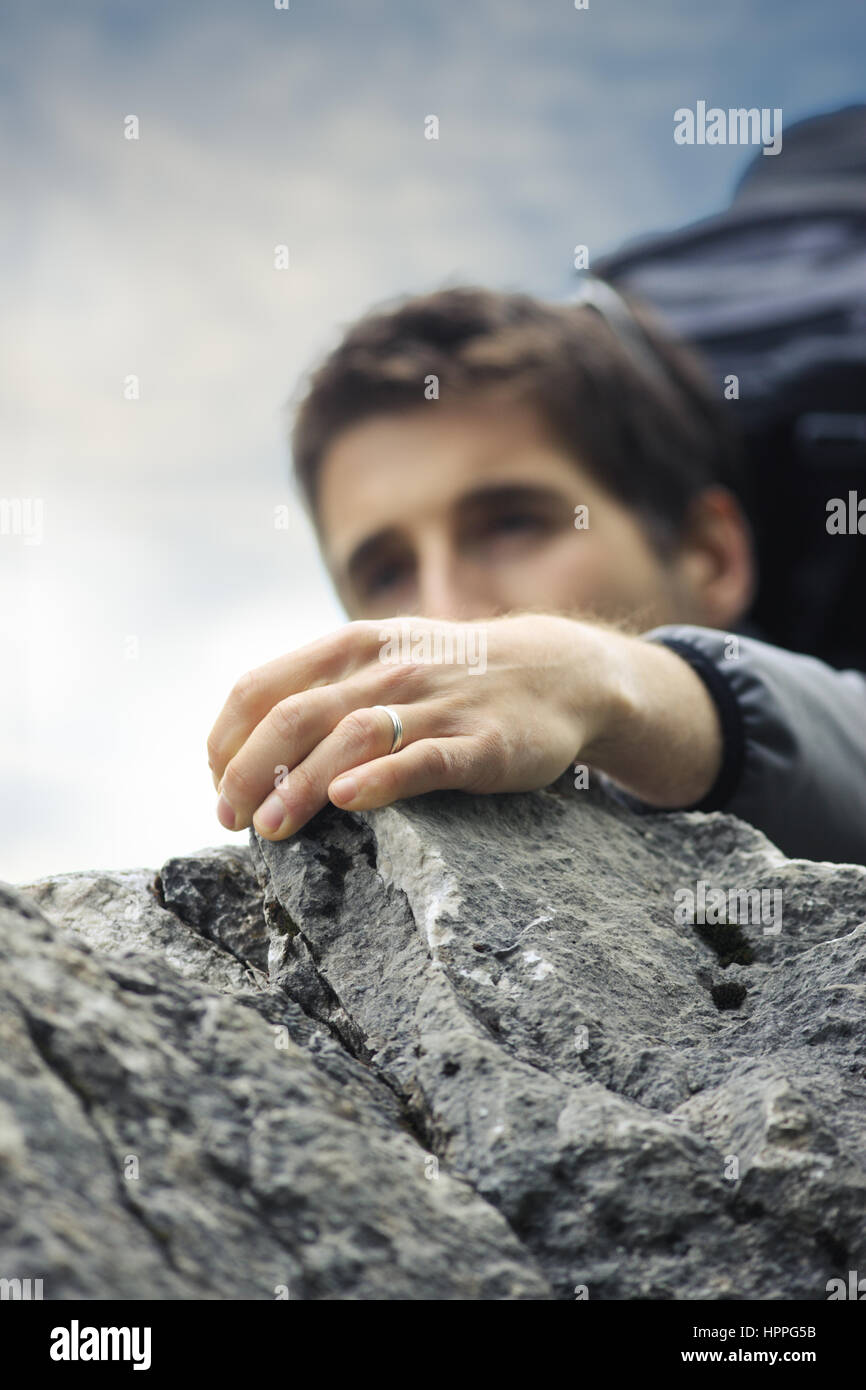 Hand scaling hi-res stock photography and images - Alamy