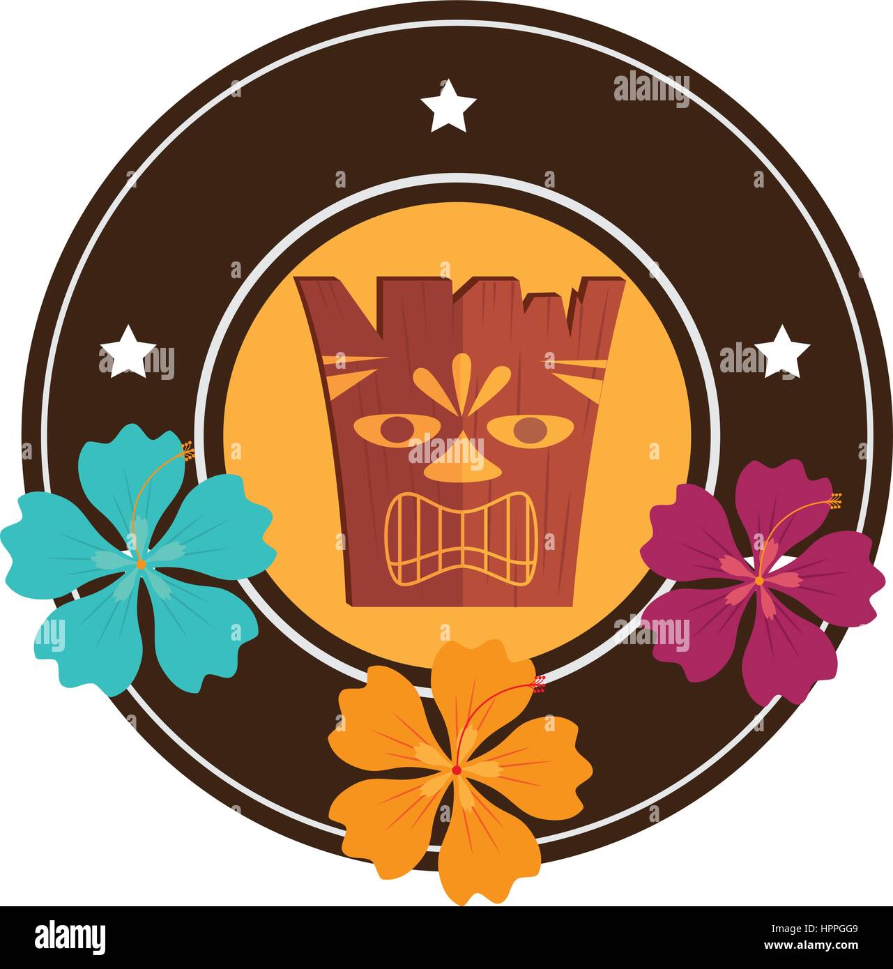 Hawaiian symbols Stock Vector Images - Alamy