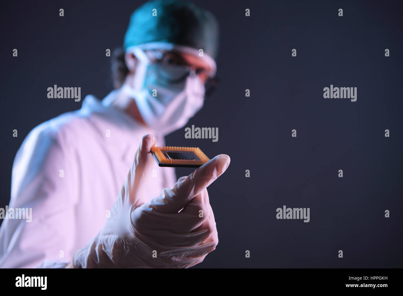 Clean suit electronics hi-res stock photography and images - Alamy